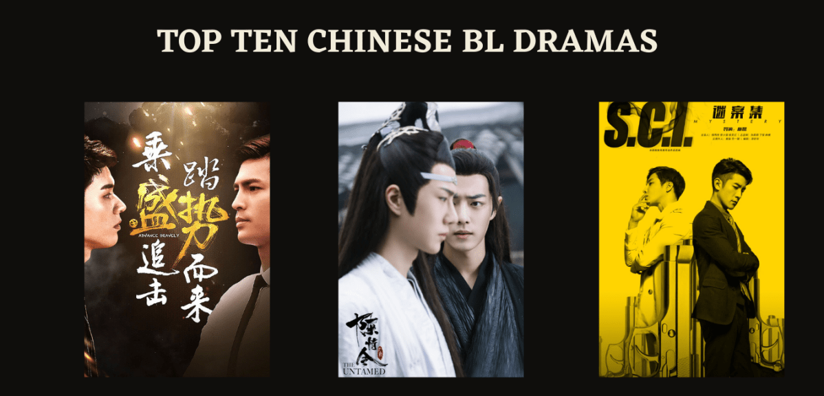 Top Ten Chinese BL Dramas | The BL Xpress